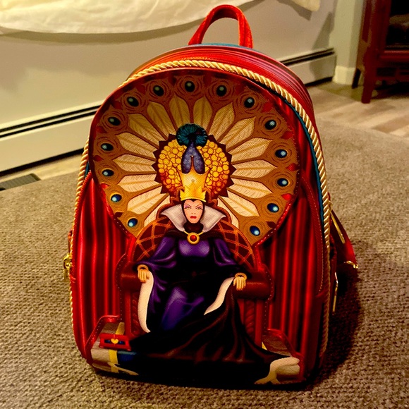 Loungefly | Bags | New Loungefly Disney Snow White Evil Queen Throne ...